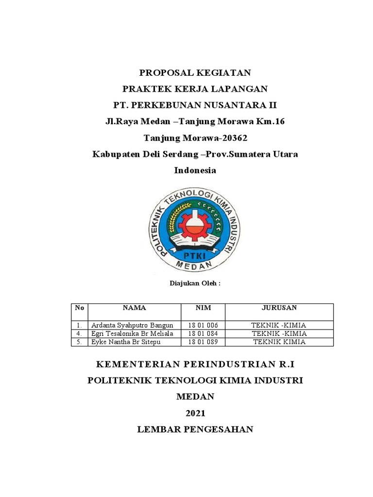 Proposal PTPN Ii | PDF