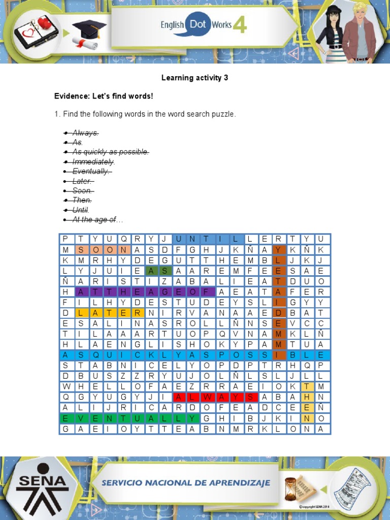 Evidence Lets Find Words | PDF