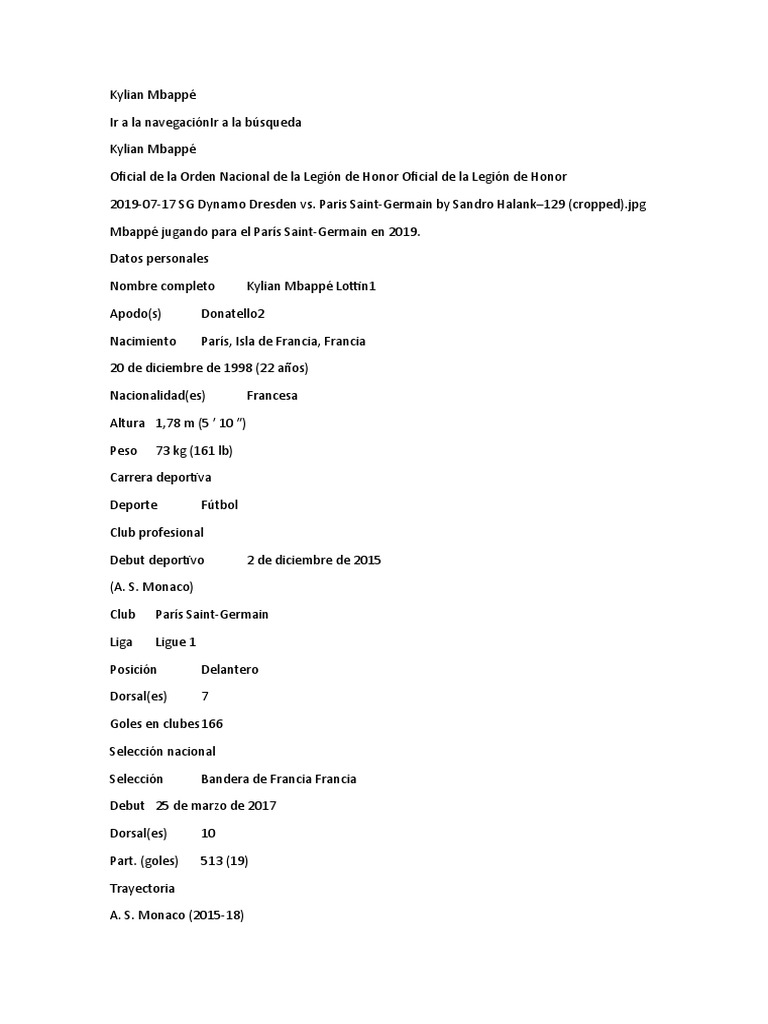 Kylian Mbappé | PDF