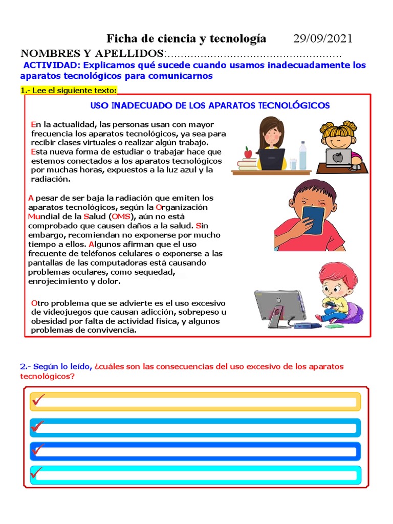 Aprendo en Casa 29-09-21 Ficha | PDF