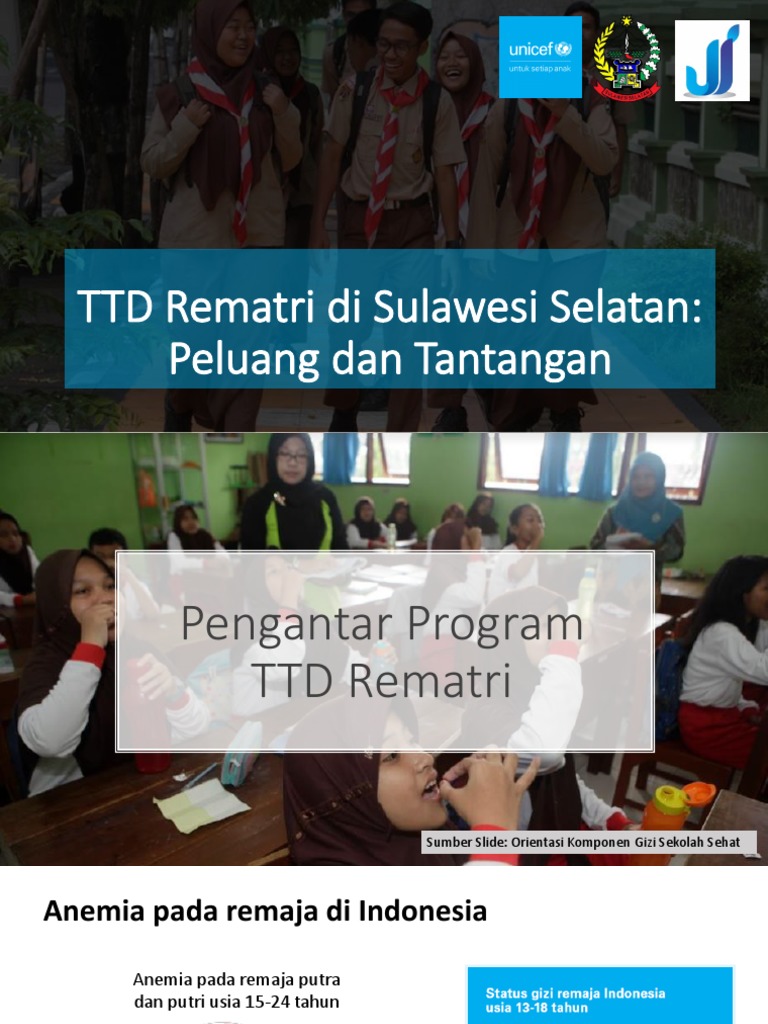 TTD Rematri Di Sulawesi Selatan - UNICEF | PDF
