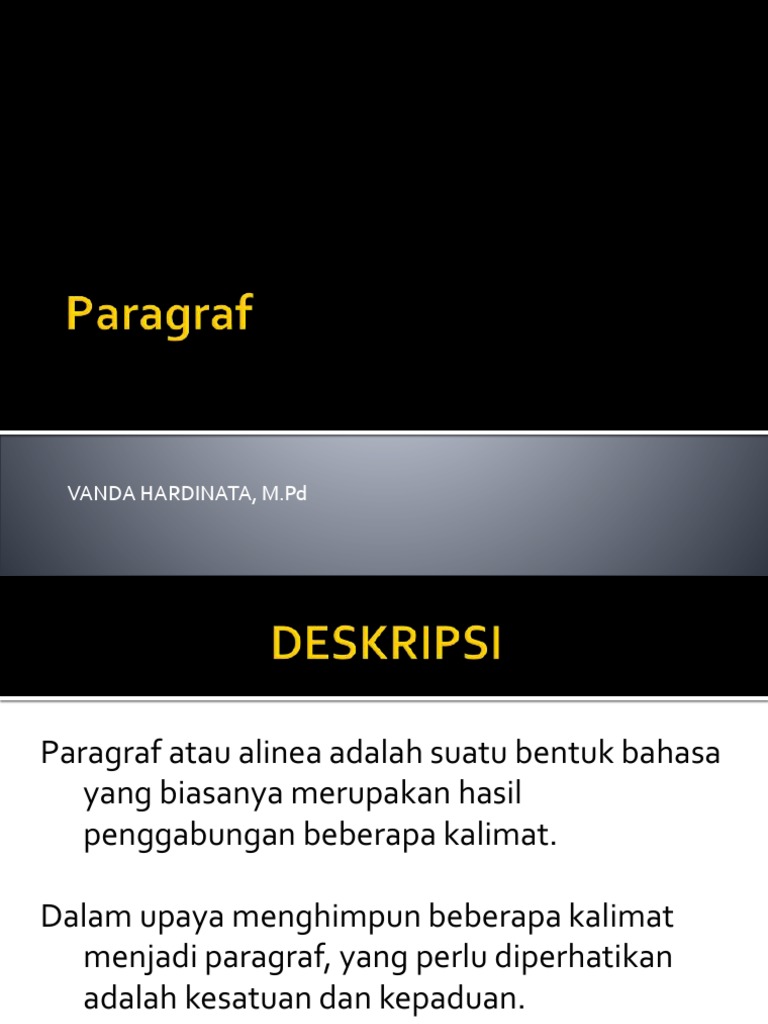 PARAGRAF FIX Setelah UTS | PDF