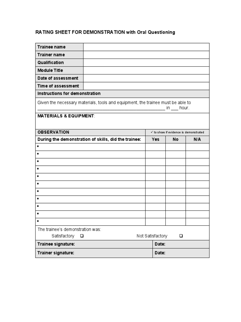 TEMPLATES - Evidence Gathering Tools - Institutional | PDF | Behavior ...