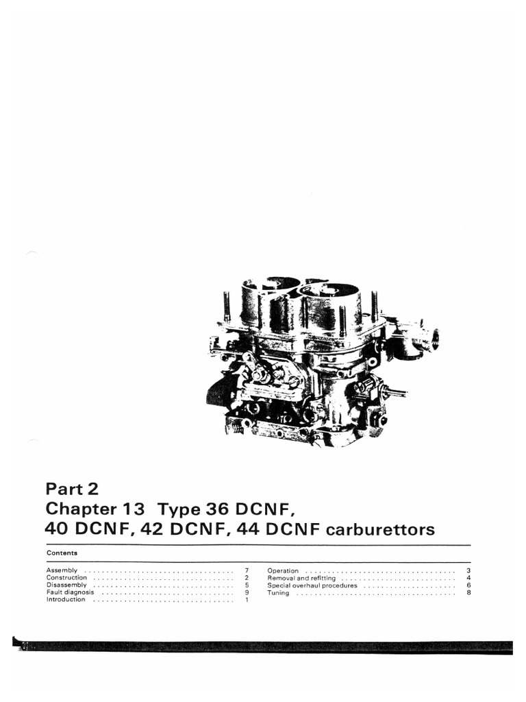 Weber DCNF | PDF