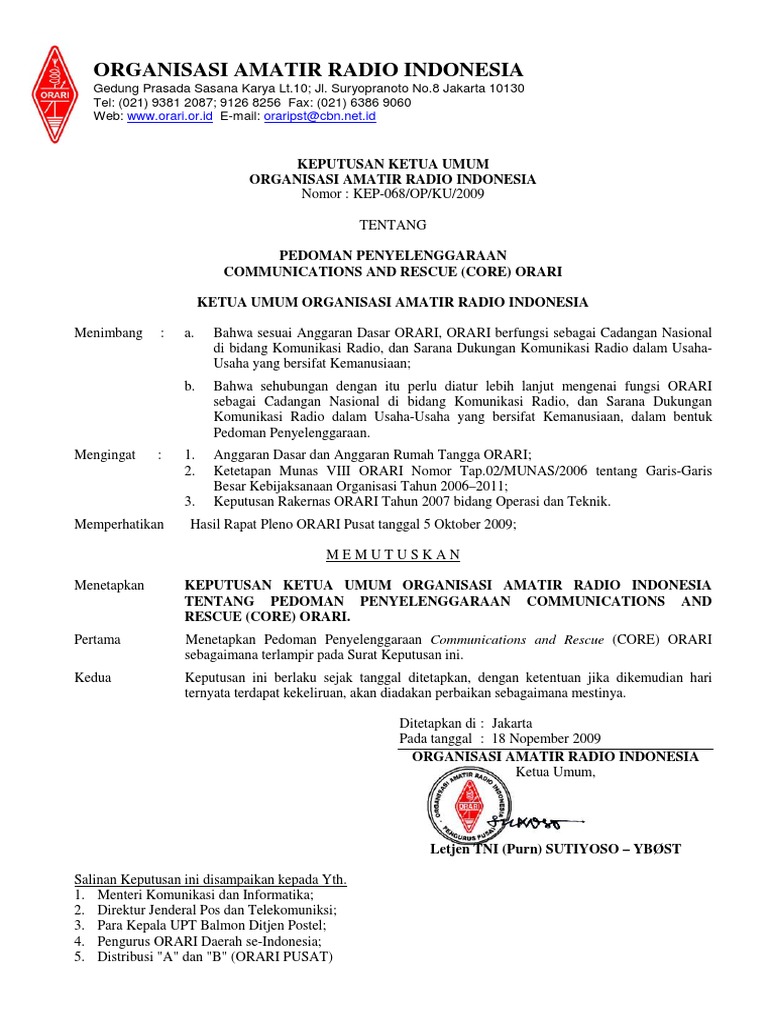 Tentang Core Orari | PDF