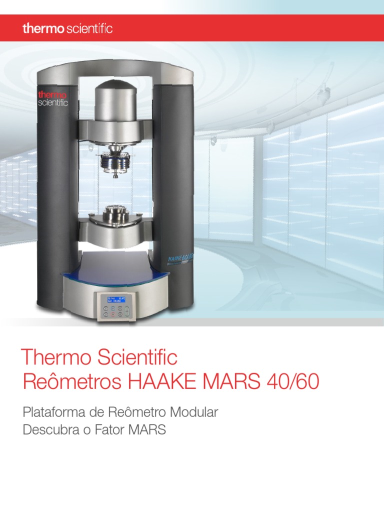 Manual Haake Mars | PDF | Temperatura | Polímeros