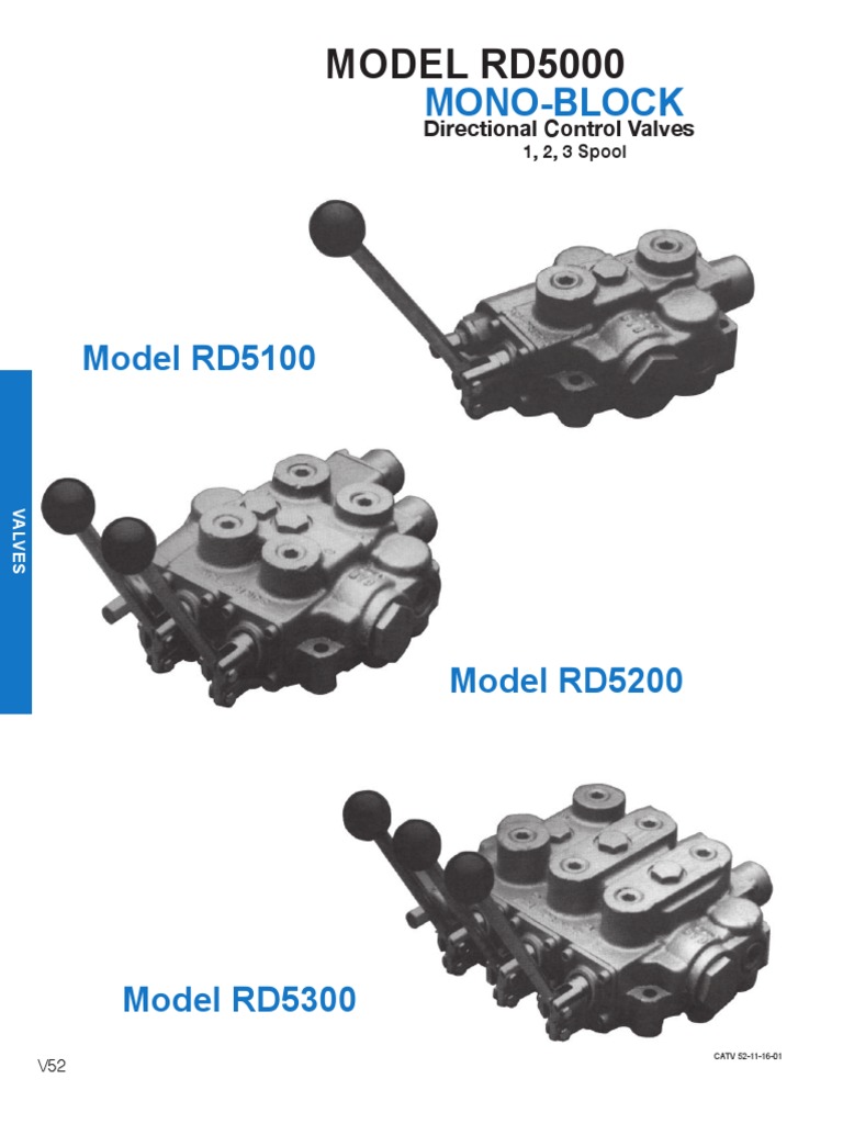 RD 5000 Catalog | PDF | Valve | Pump