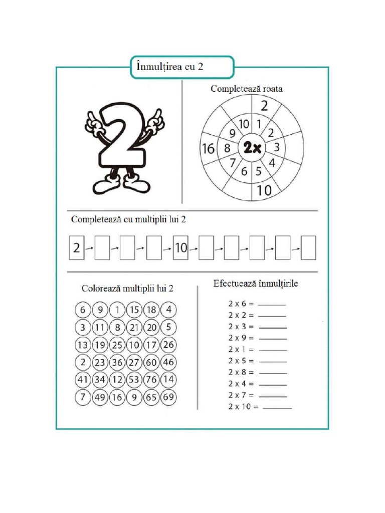 Fise Inmultirea | PDF