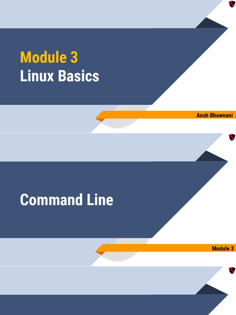 Linux Basics: Ansh Bhawnani | PDF | Command Line Interface | Shell (Computing)