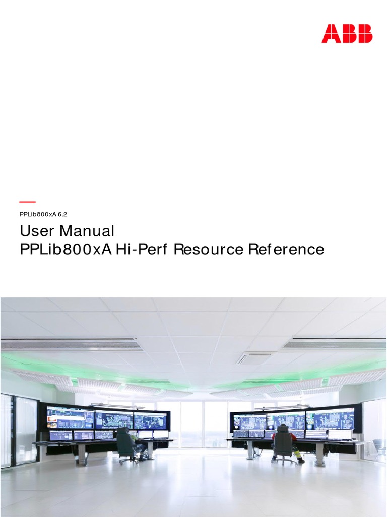 User Manual: Pplib800Xa Hi-Perf Resource Reference | PDF | Computer Network | Information