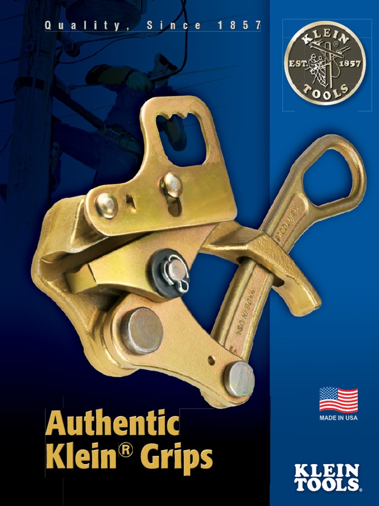 KleinTools Grips Catalog | PDF | Wire | Manufactured Goods