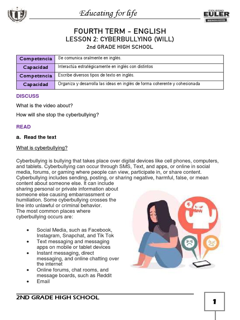 2nd Grade High School | PDF | Cyberbullying | Computing