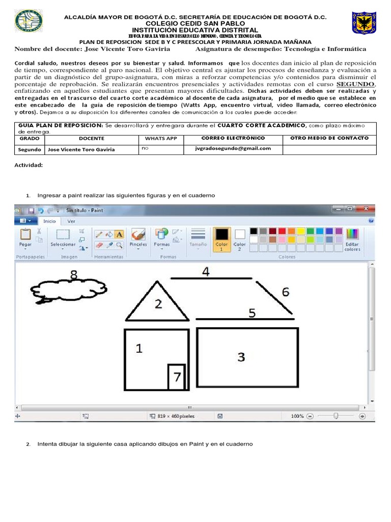 Actividad de Reposicion Informatica 2° | PDF | Informática