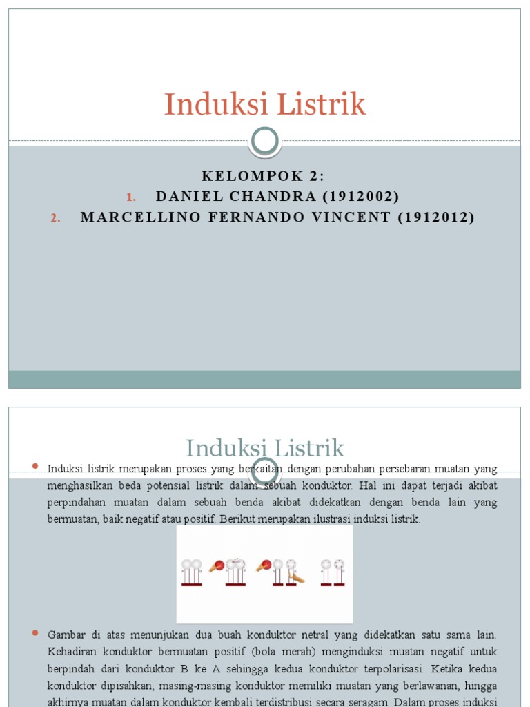 Proses dan Rumus Induksi Listrik | PDF
