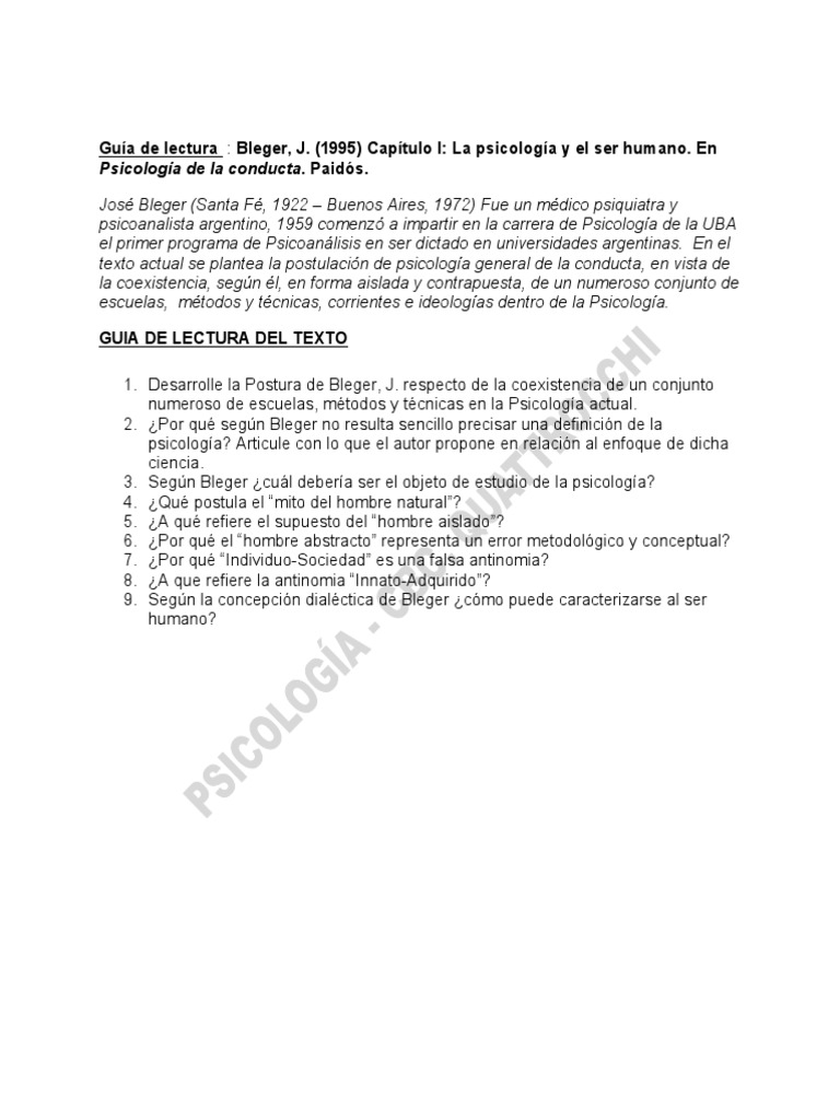 Guia de Lectura Blejer | PDF