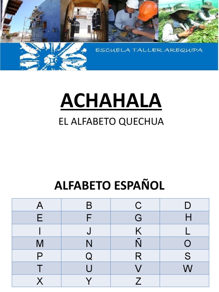 Alfabeto Quechua 3 Clase-Basico I | PDF | Alfabeto | Comunicación humana
