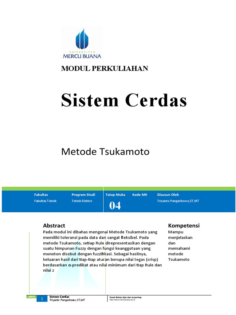 Modul 4 Sistem Cerdas | PDF