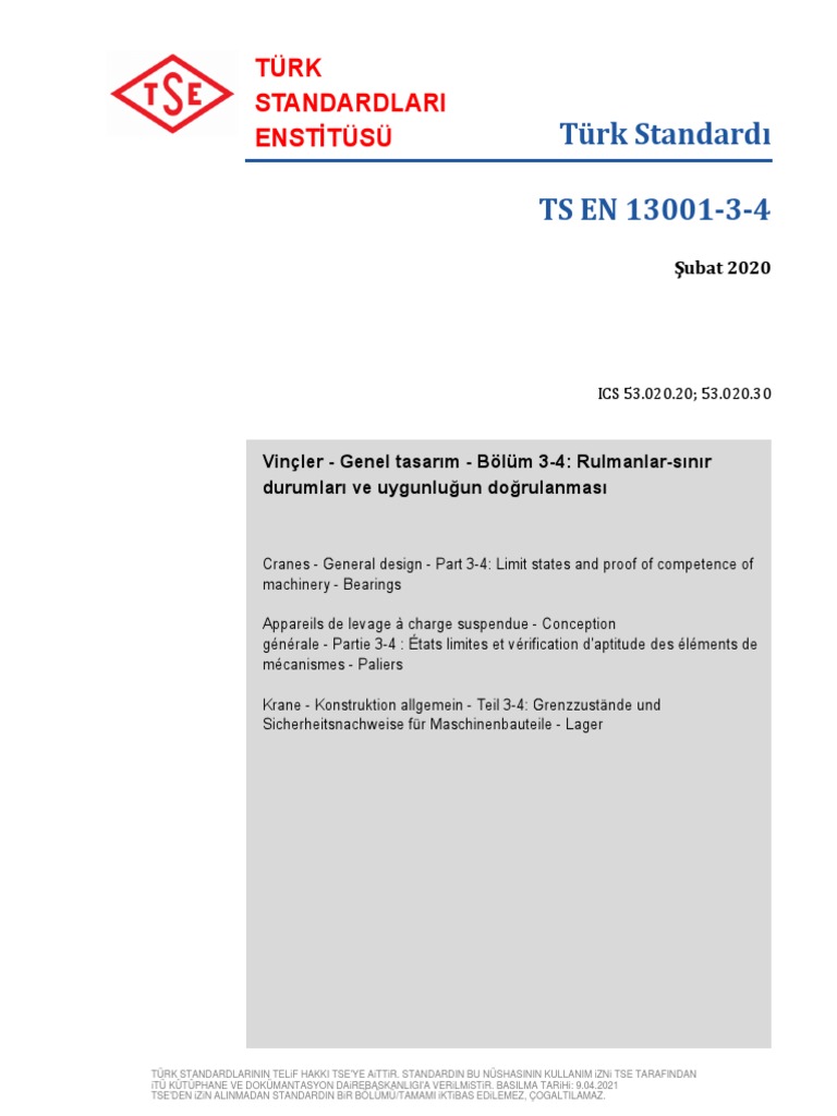 TS en 13001 3 4 | PDF