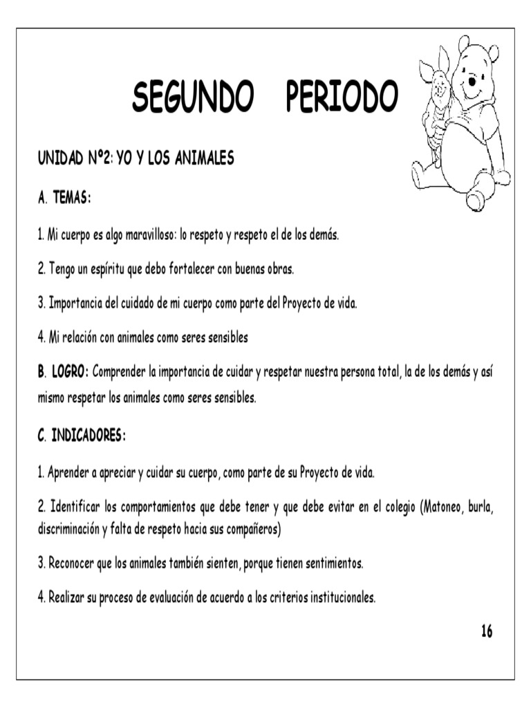 Actividades 2 Periodo Grado Transicion | PDF