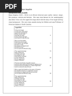 Caged Bird Poem Worksheet For Grade 10 | PDF