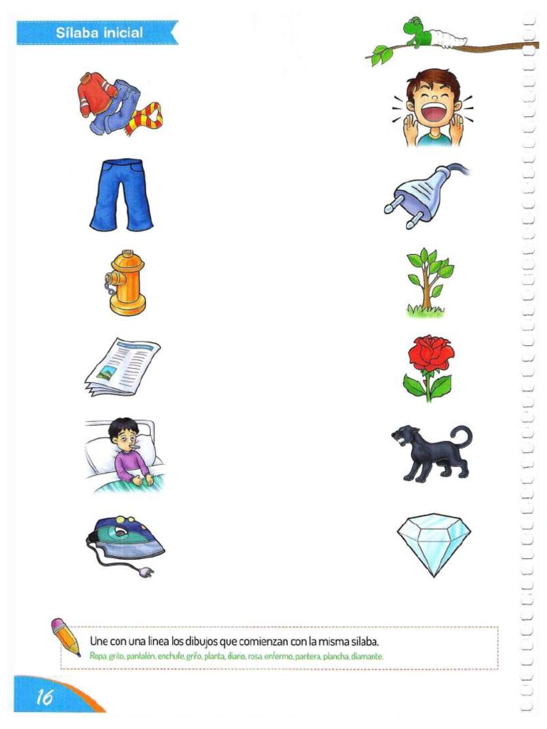 Silaba Inicial, Medial y Final | PDF