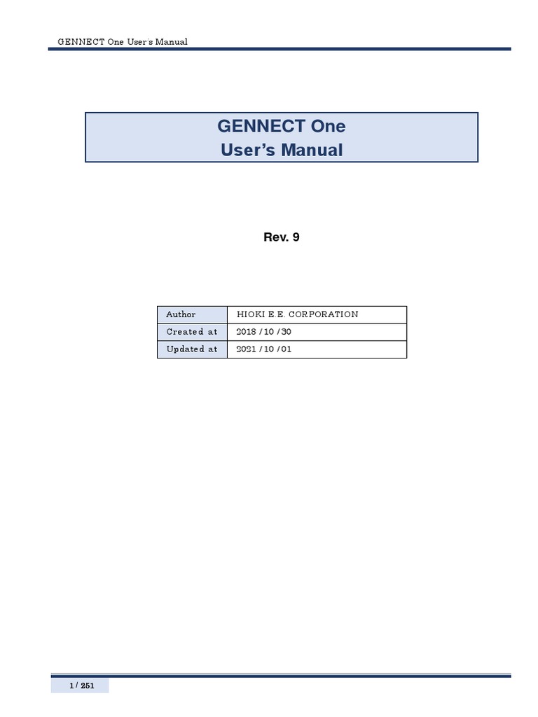 Manual Gennect One | PDF | Computer Network | Computer File