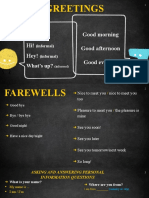 Greetings and Introductions Interactive Worksheet | PDF | Language Arts ...