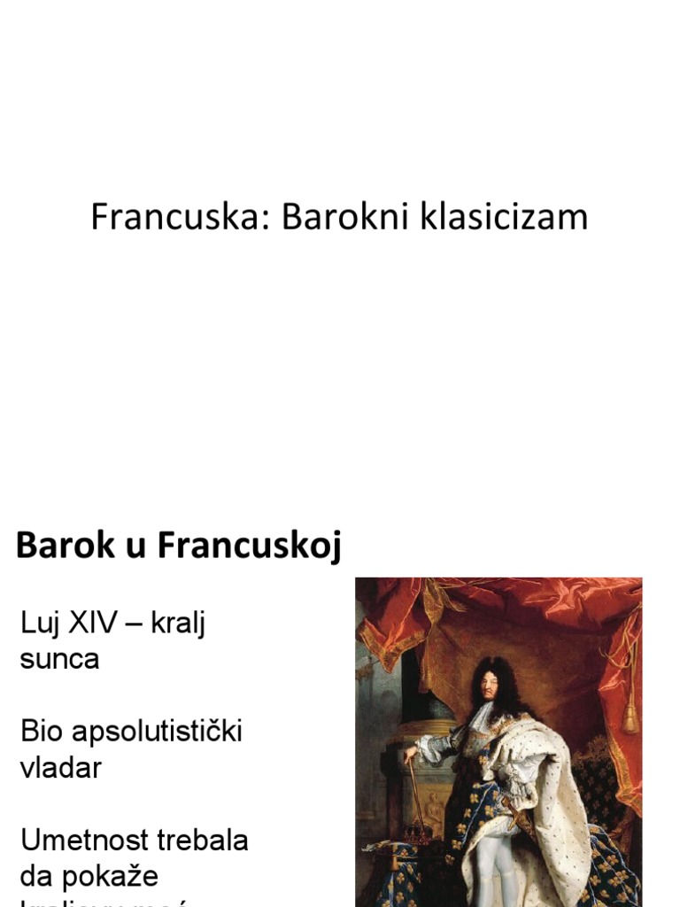 Barok U Francuskoj | PDF