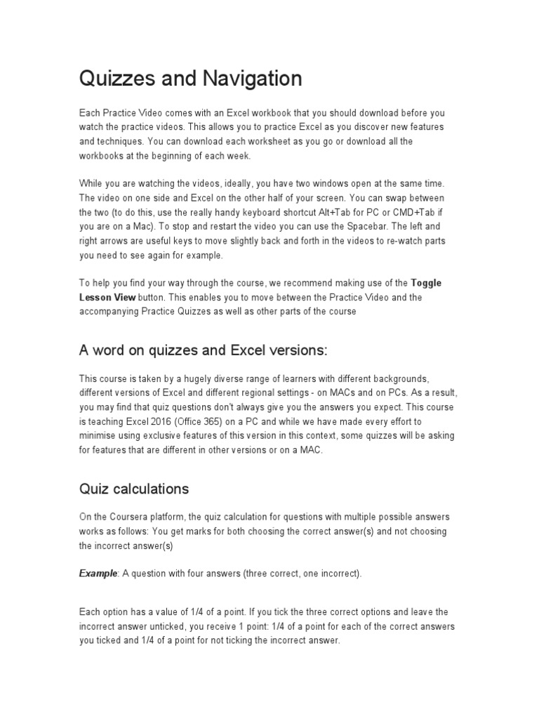 Excel Lesson 1 | PDF | Microsoft Excel | Computing