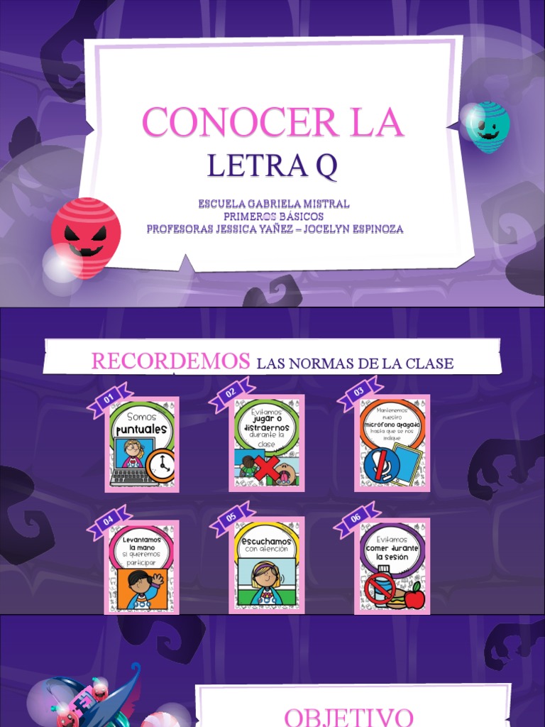 Lenguaje Letra Q | PDF
