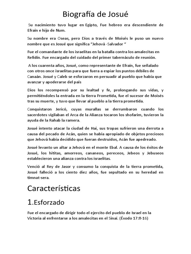 Josué 1 | PDF