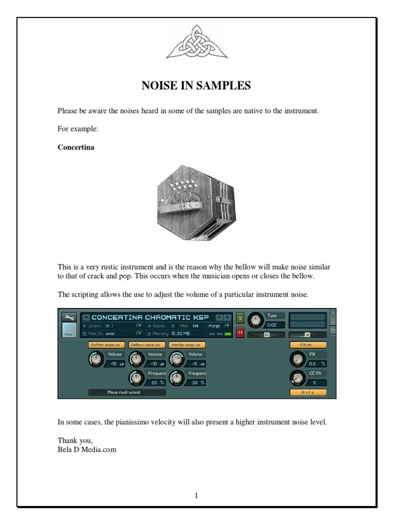 Instrument Noises | PDF