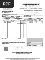 Modelo De Factura Especial Pdf