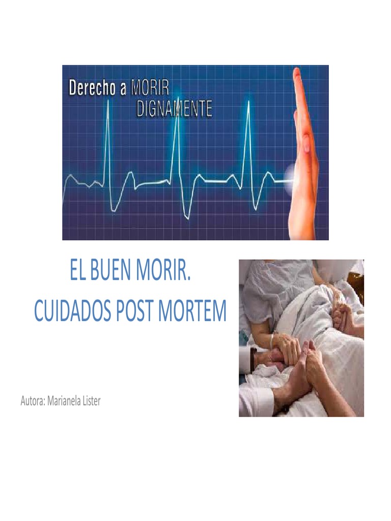 EL BUEN MORIR Cuidados Post Mortem 2021 | PDF | Dolor | Enfermedad terminal
