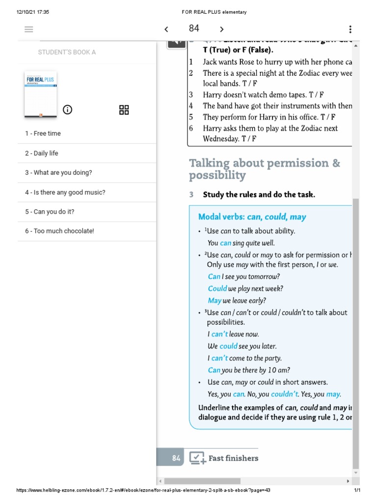 For Real Plus Elementary | PDF