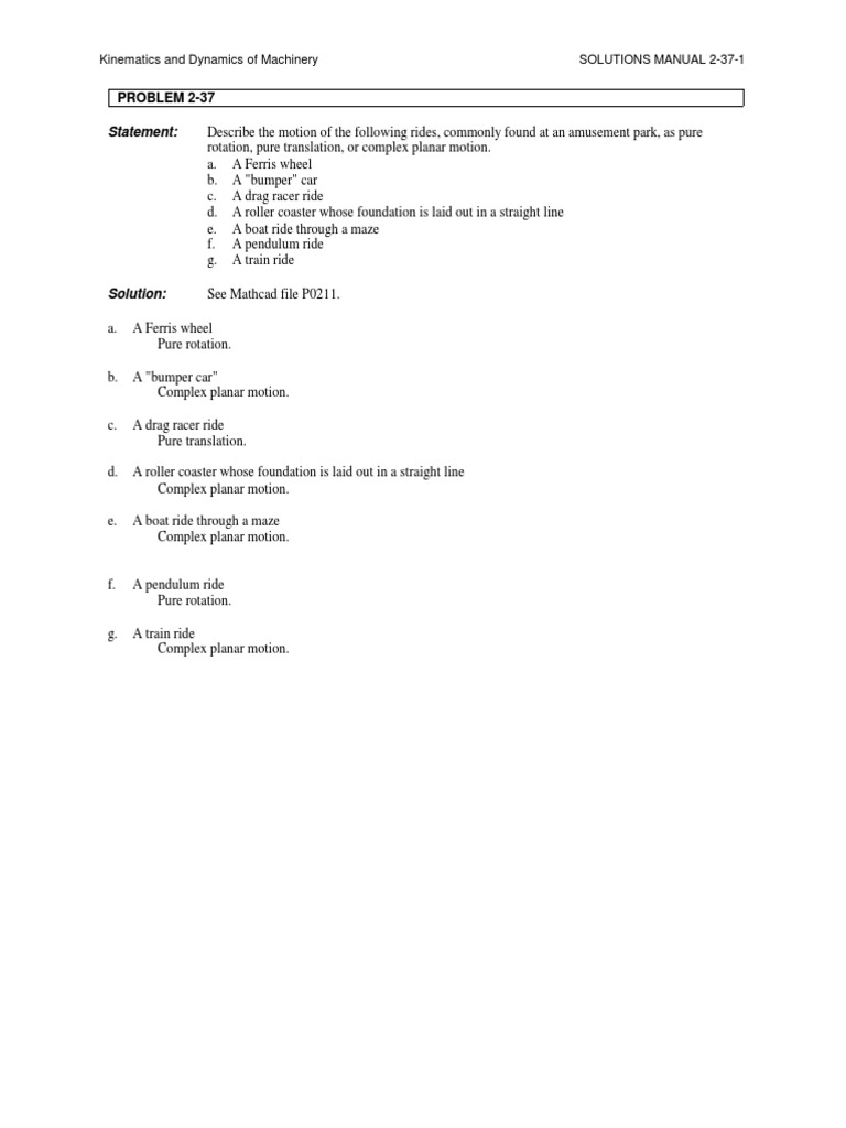 Statement:: PROBLEM 2-37 | PDF