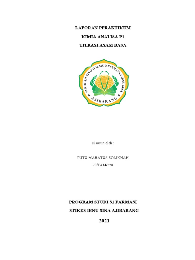Titrasi Asam Basa: Metode dan Hasil | PDF