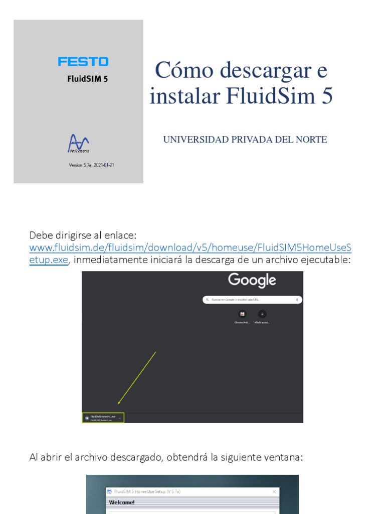 Guía - Instal - FluidSim 5 | Descargar gratis PDF | Ventana ...