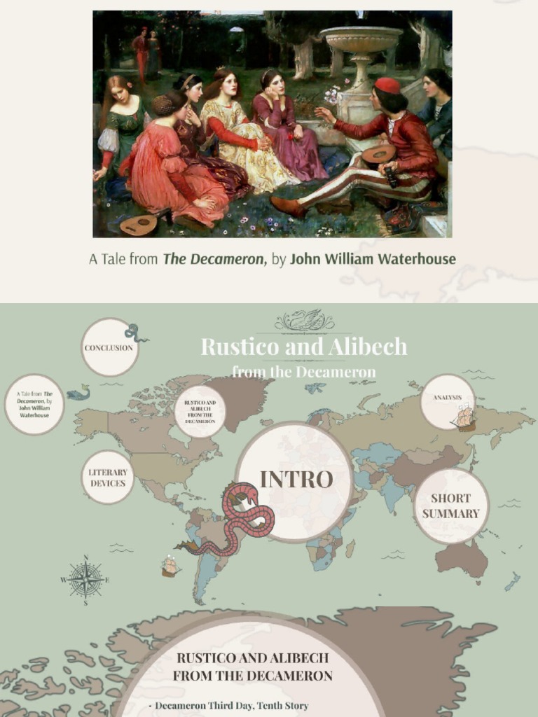 Lesson-10 3RD Day, 10TH Story Rustico and Alibech Decameron | PDF