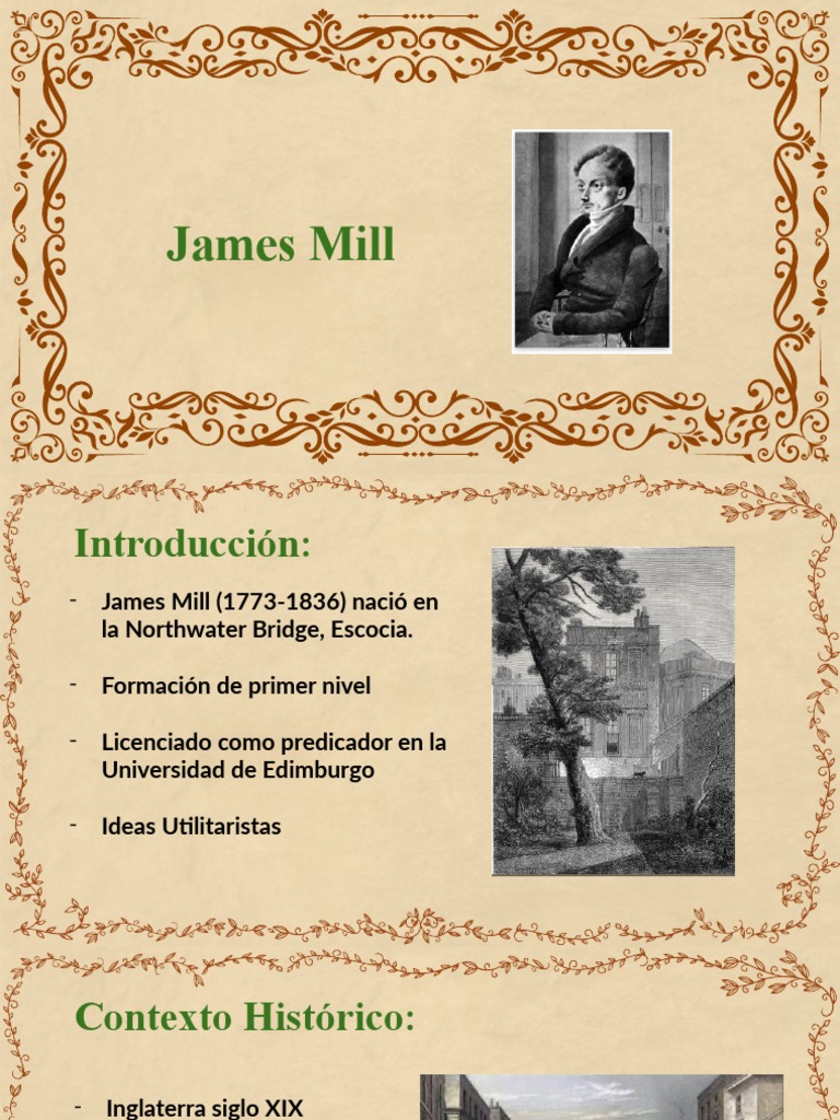 Aportaciones de James Mill a la psicología | PDF | Finanzas y dinero ...