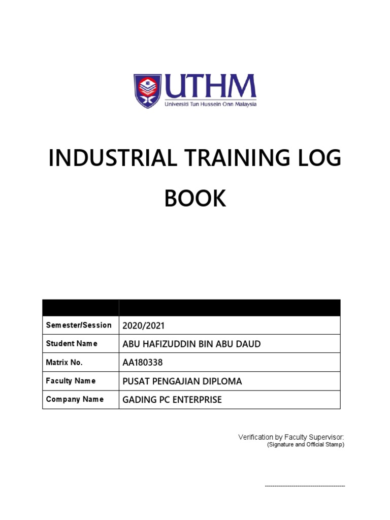 Contoh Log Book Melalui Sistem Eli | PDF