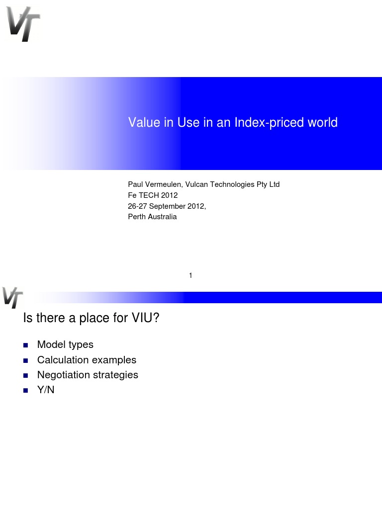 VIU Strategies in Steel Industry Pricing | PDF | Iron Ore | Steelmaking