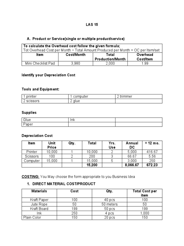 Direct Labor Cost | PDF | Cost | Business
