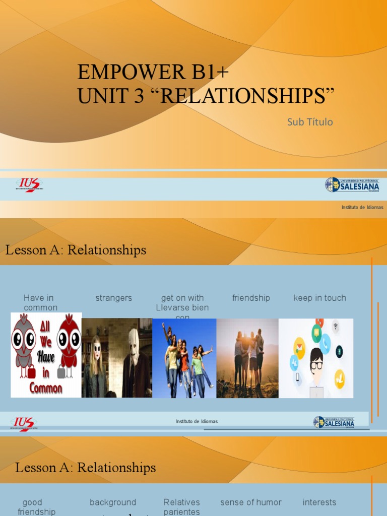 Vocabulary Unit 3 | PDF | Humour | Friendship