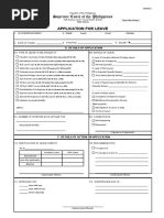 Supreme Court Leave Application Form | PDF | Parental Leave | Sick Leave