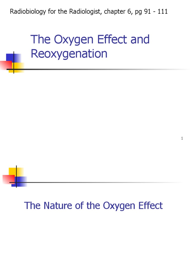 Oxygen Effect in Radiobiology Explained | PDF | Radiation Therapy ...
