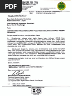 Surat Pindaan Tarikh PSRA 2025 | PDF