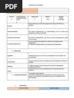 Detailed Lesson Plan in TLE 7 - Nail Care | PDF | Nail (Anatomy)