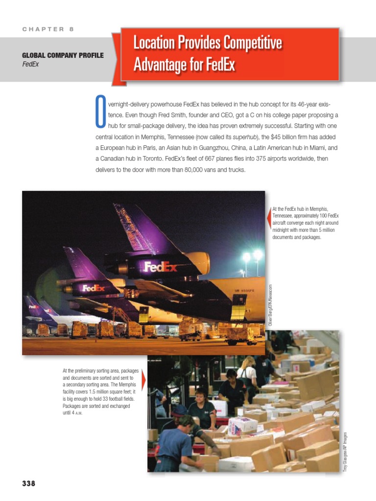 Case Study FedEx | PDF | Airline Hub | Fed Ex