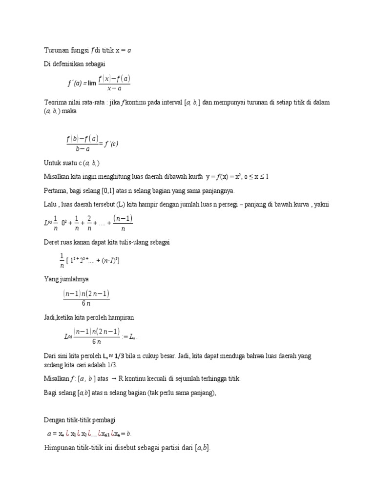 TUGAS KALKULUS Safri | PDF | Metode & Bahan Ajar